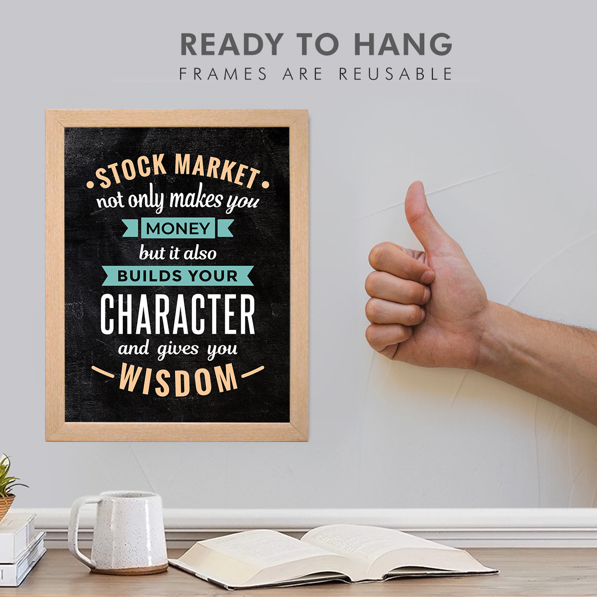 Chaka Chaundh - Trading Share Stock Market Quotes Wall Frames Posters