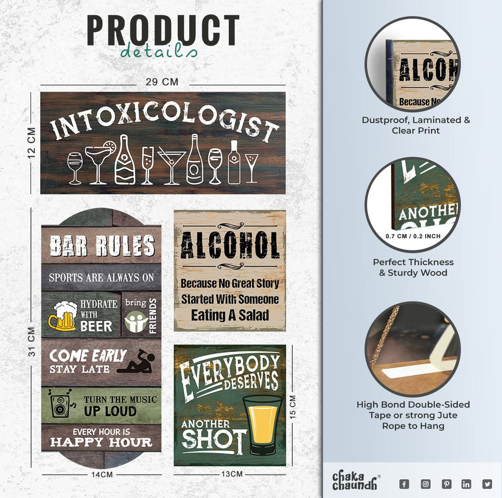 ChakaChaundh.com | The huge collection of Bar Quotes 4 Wooden Bar ...